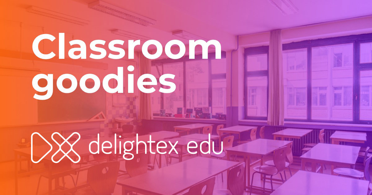 Delightex teacher resources and classroom goodies